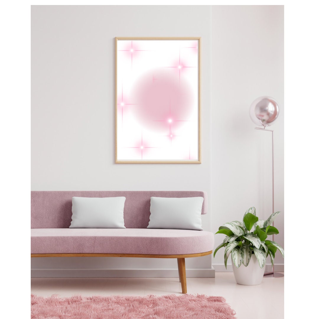 Pink Sparkle Poster - Etsy