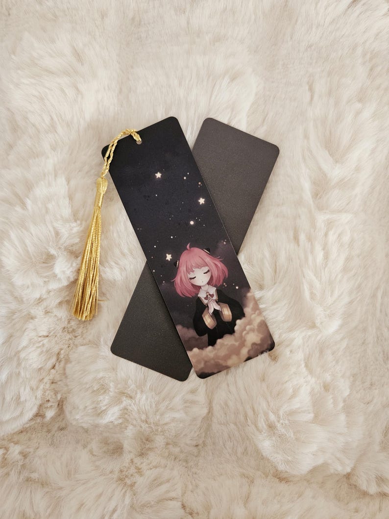 Cute Anya Bookmarks for Reading Books and Manga ! a Starry Night in the ...