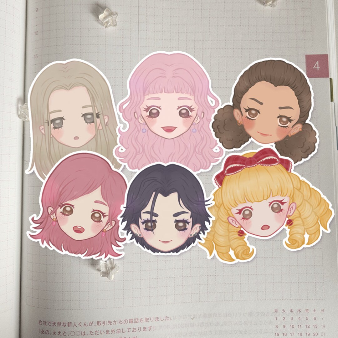 Nana Manga Fanart Vinyl Stickers Chibi Nana Hachi Misato Reira Junko ...