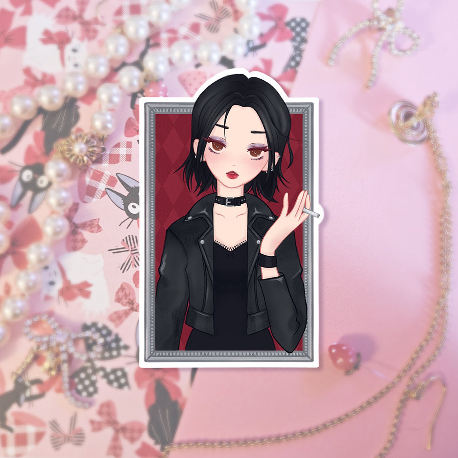 Nana Vinyl Stickers Nana and Hachi Manga Fanart - Etsy