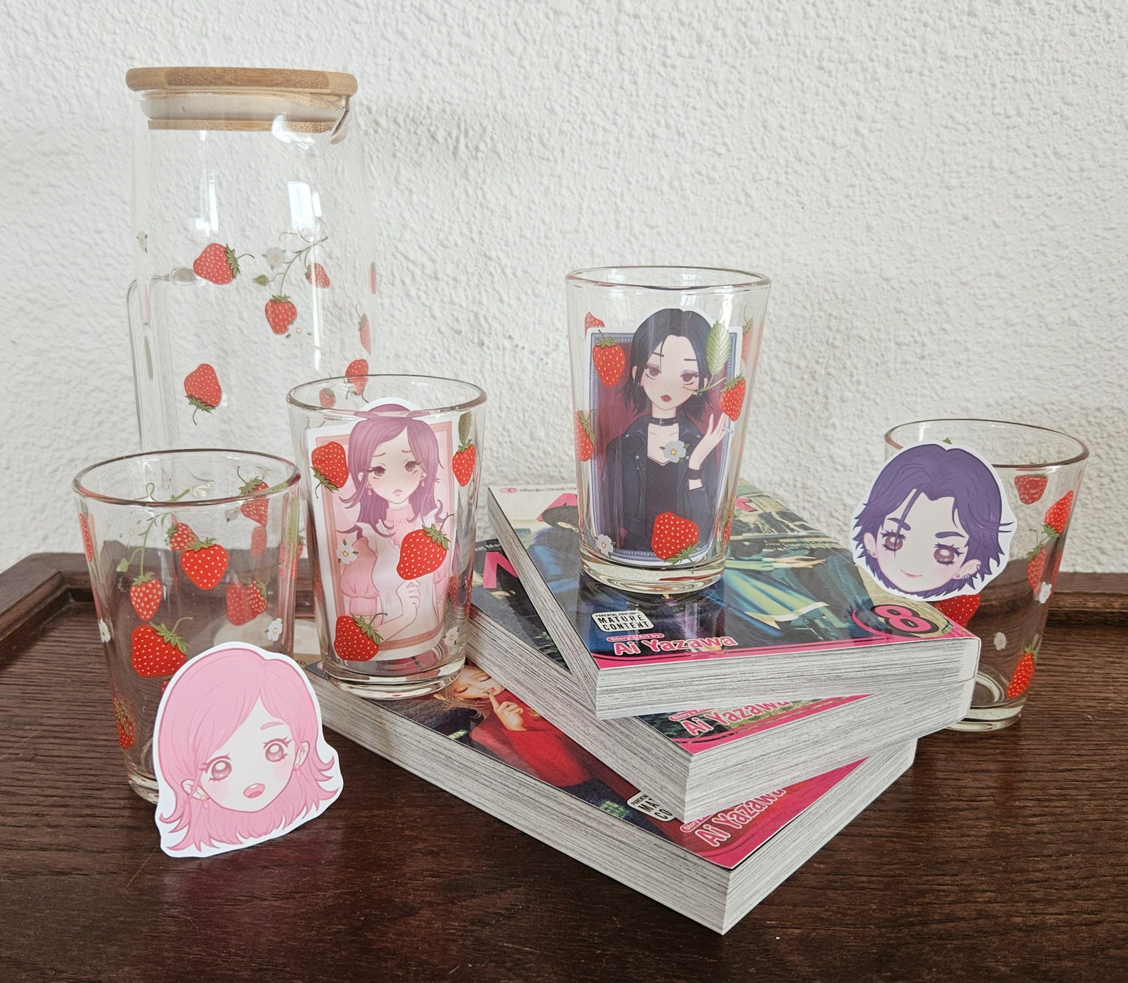 Nana Vinyl Stickers Nana and Hachi Manga Fanart - Etsy