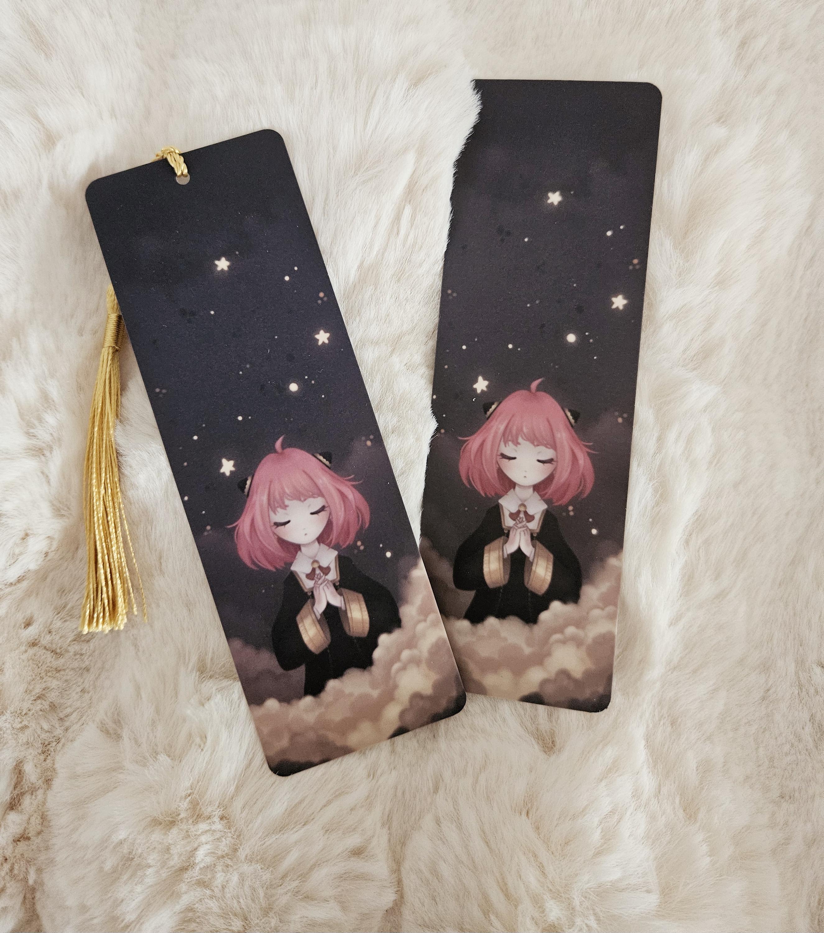 Cute Anya Bookmarks for Reading Books and Manga ! a Starry Night in the ...