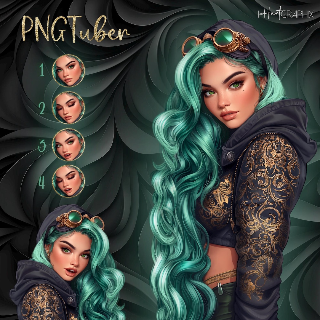Female Vtuber Pngtuber | Vtuber Model | Twitch | Vtuber Assets ...