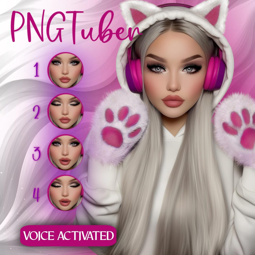 Female Vtuber Pngtuber | Vtuber Model | Twitch | Vtuber Assets ...