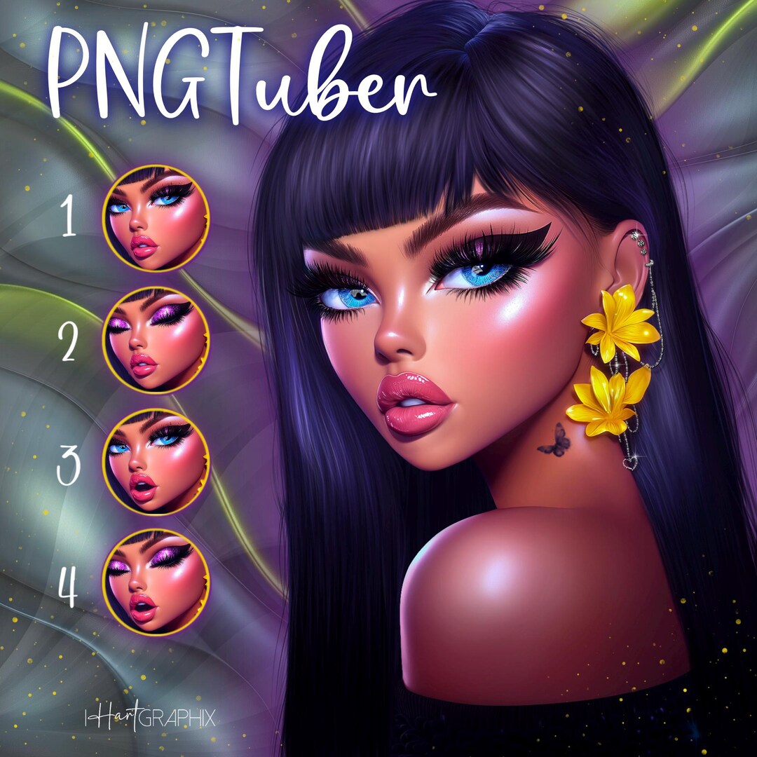 Female Vtuber Pngtuber | Vtuber Model | Twitch | Vtuber Assets ...