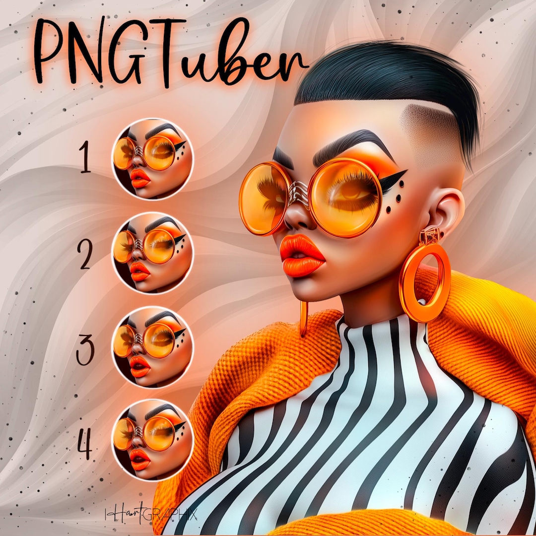 Female Vtuber Pngtuber | Vtuber Model | Twitch | Vtuber Assets ...