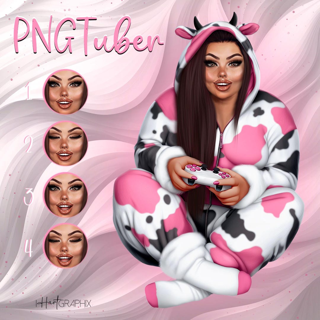Female Vtuber Pngtuber | Vtuber Model | Twitch | Vtuber Assets ...