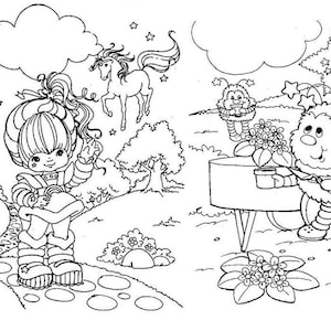 new strawberry shortcake coloring pages printable