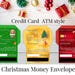 Christmas Money Envelopes Credit Card ATM Style L Edit in Canva ...