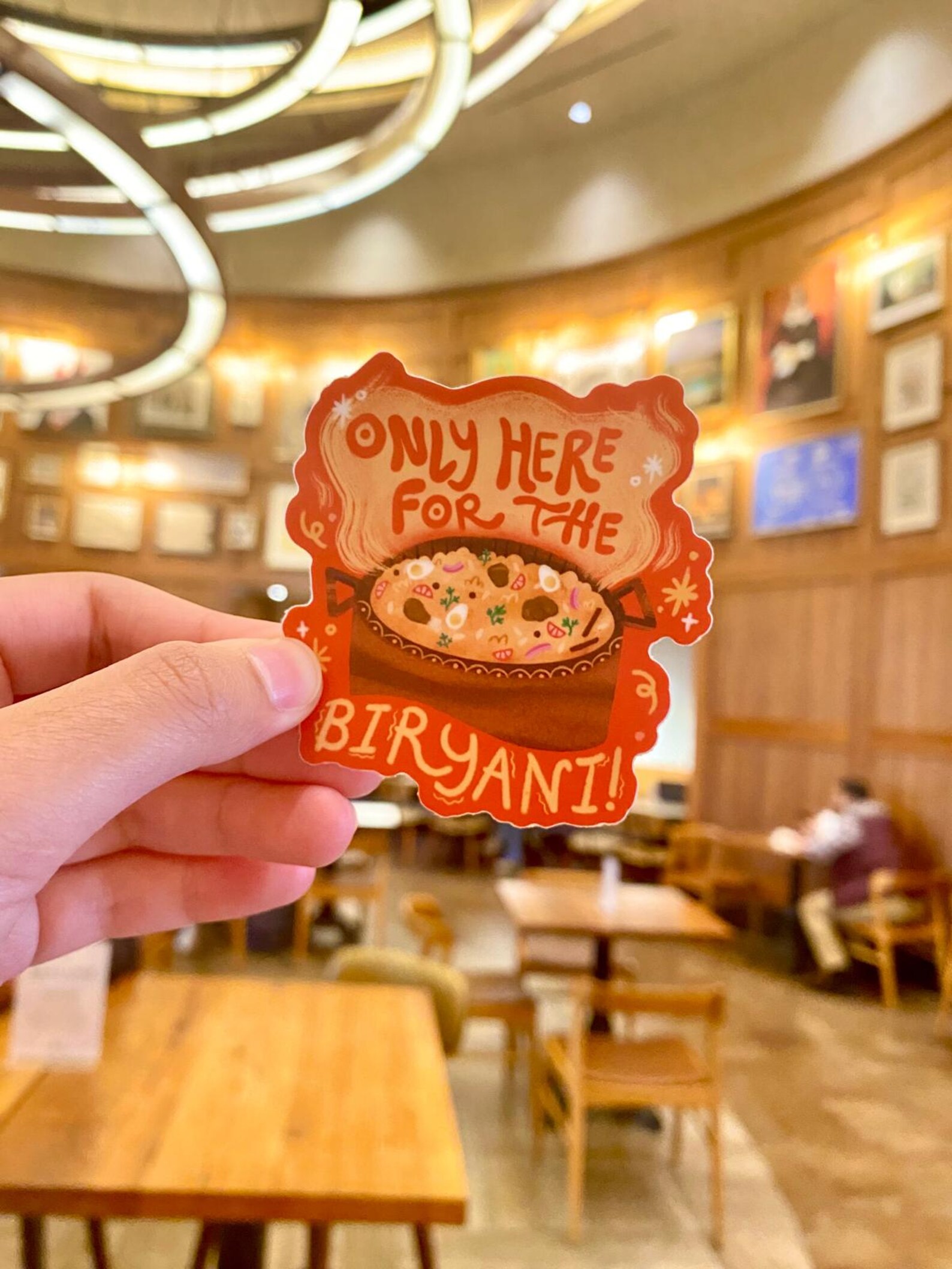 Biryani Sticker - Food Sticker, Desi Gift, Pakistani, Indian Gift for ...