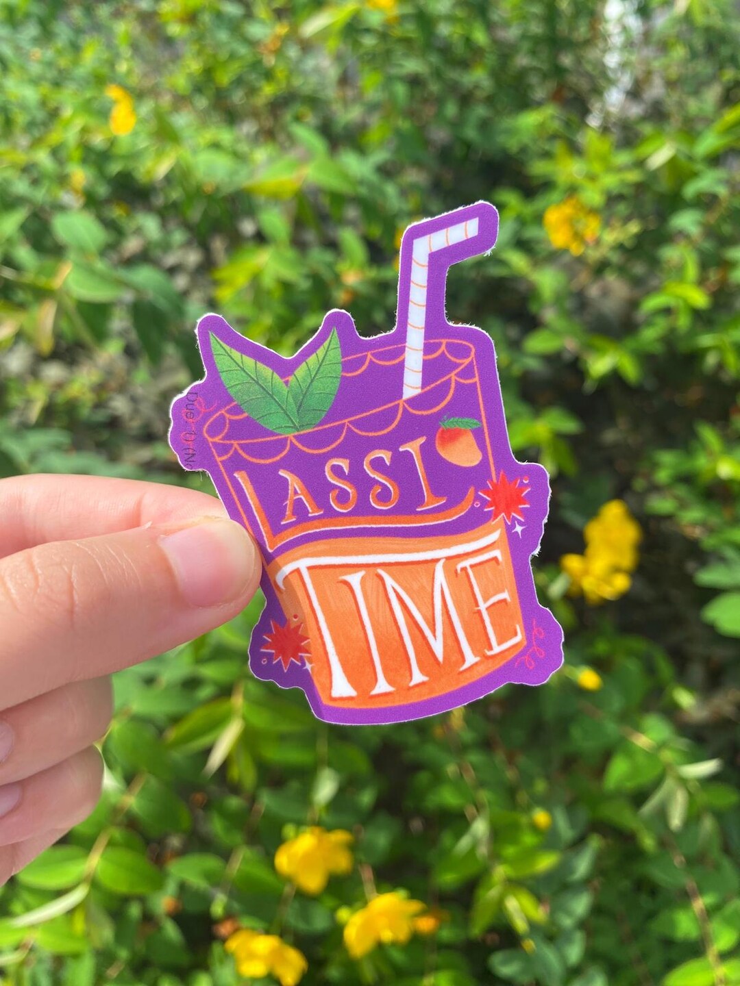 Mango Lassi Time Sticker - Food Sticker, Desi Gift, Pakistani, Indian ...