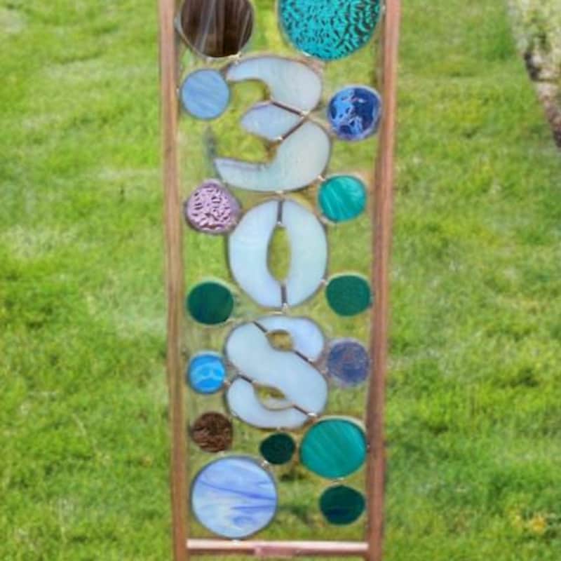 Stained Glass Numbers - Etsy