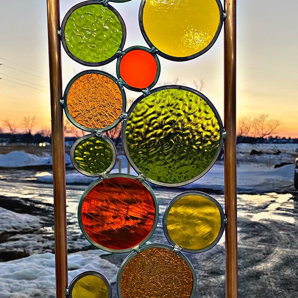 70s Stained Glass - Etsy