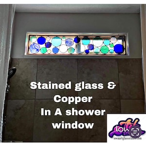 Stained Glass and Copper Custom Hanging Frame. Custom Made in the ...