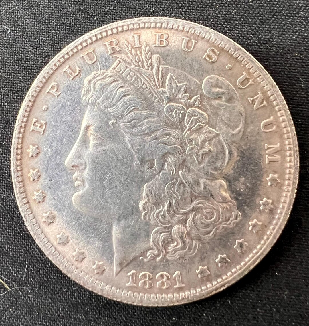 1881 O Morgan Silver Dollar Commemorative Fake COPY Coin Made From White Brass Please Read Info ...