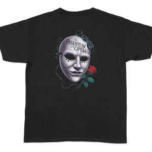 Phantom of the Opera T-shirt, Musical Theatre Inspired Shirt, Gothic ...