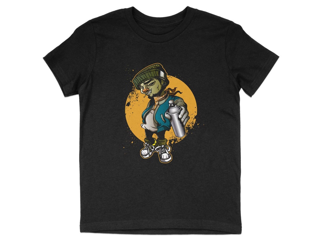 Urban Graffiti Artist T-shirt, Street Art Style Shirt, Hipster Spray ...
