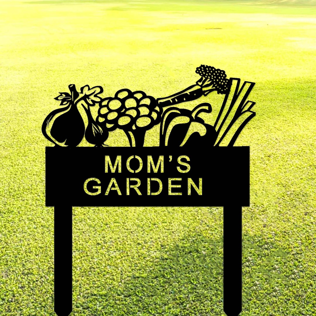Personalized Vegetable Metal Garden Sign,custom Garden Sign,vegetables ...