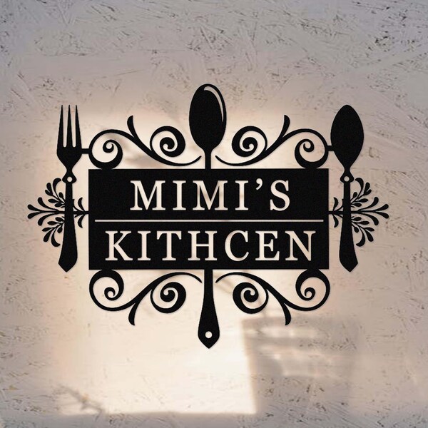 Metal Kitchen Sign - Etsy
