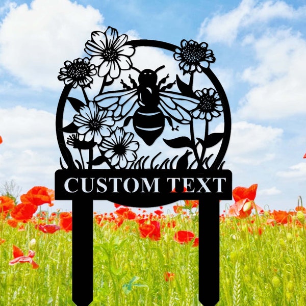 Bee Garden Sign - Etsy
