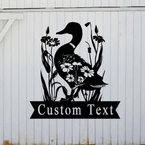 Custom Duck Coop Sign,metal Duck Quack House Sign,personalized Duck ...
