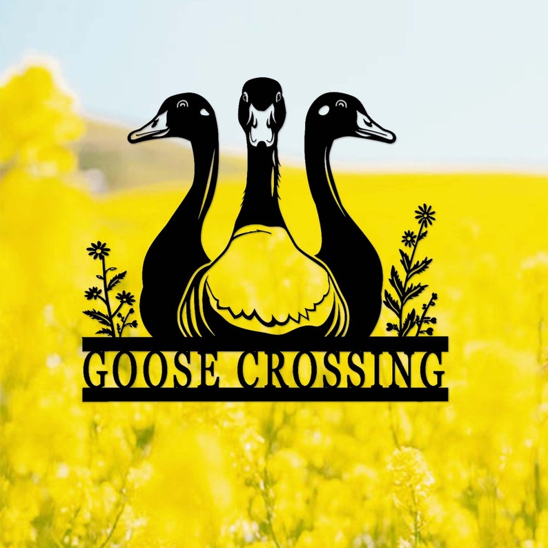 Custom Goose Metal Sign,goose Farmhouse Sign,personalized Goose Farm ...