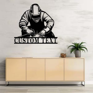 Custom Welding Sign,personalized Welder Name Sign,construction Welder ...