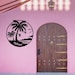 Custom Beach Palm Tree Sign,palm Tree Decor,personalized Beach House ...