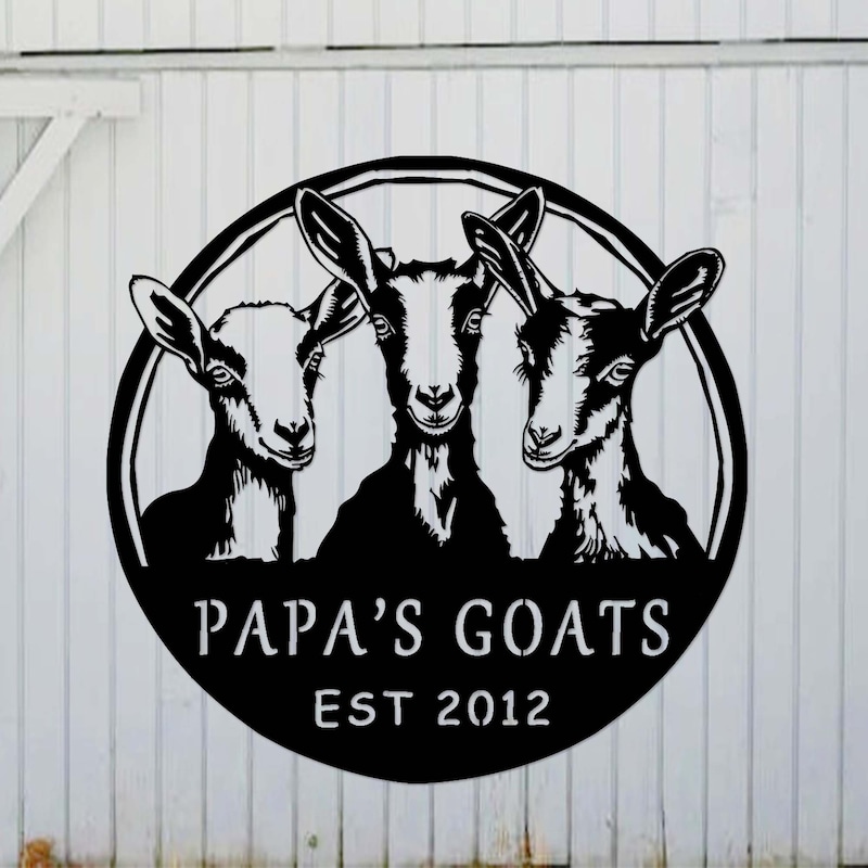 Tin Metal Farm Sign - Etsy