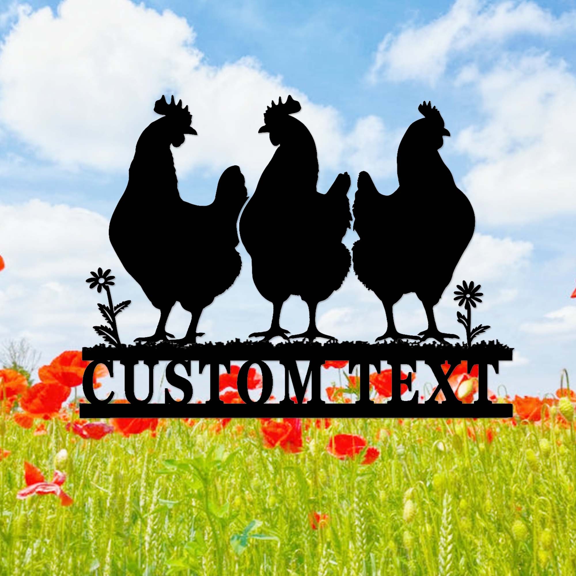 Custom Chicken Coop Sign,hen House Sign,metal Chicken Sign,personalized ...