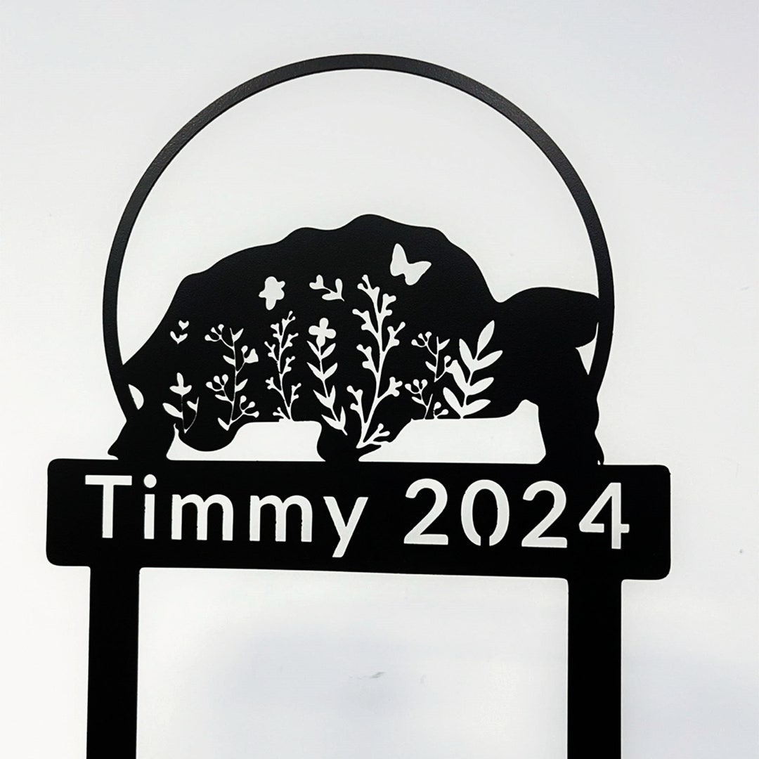 Turtle Memorial Stake Personalized,turtle metal Grave Marker,custom ...