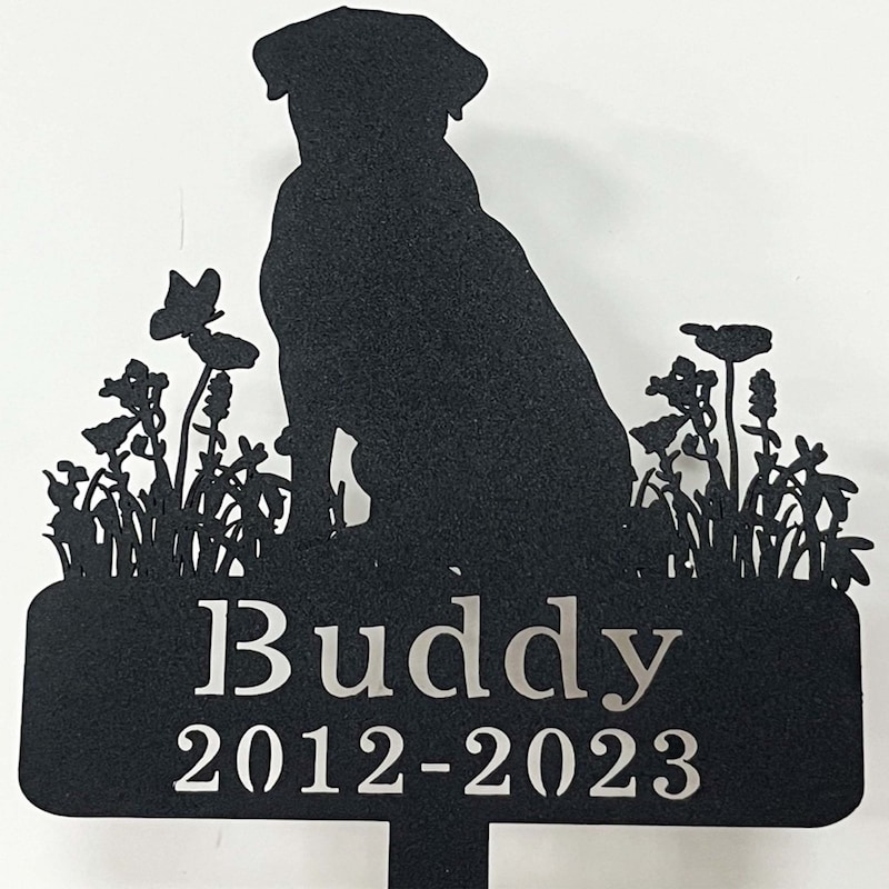 Labrador Stone Dog - Etsy