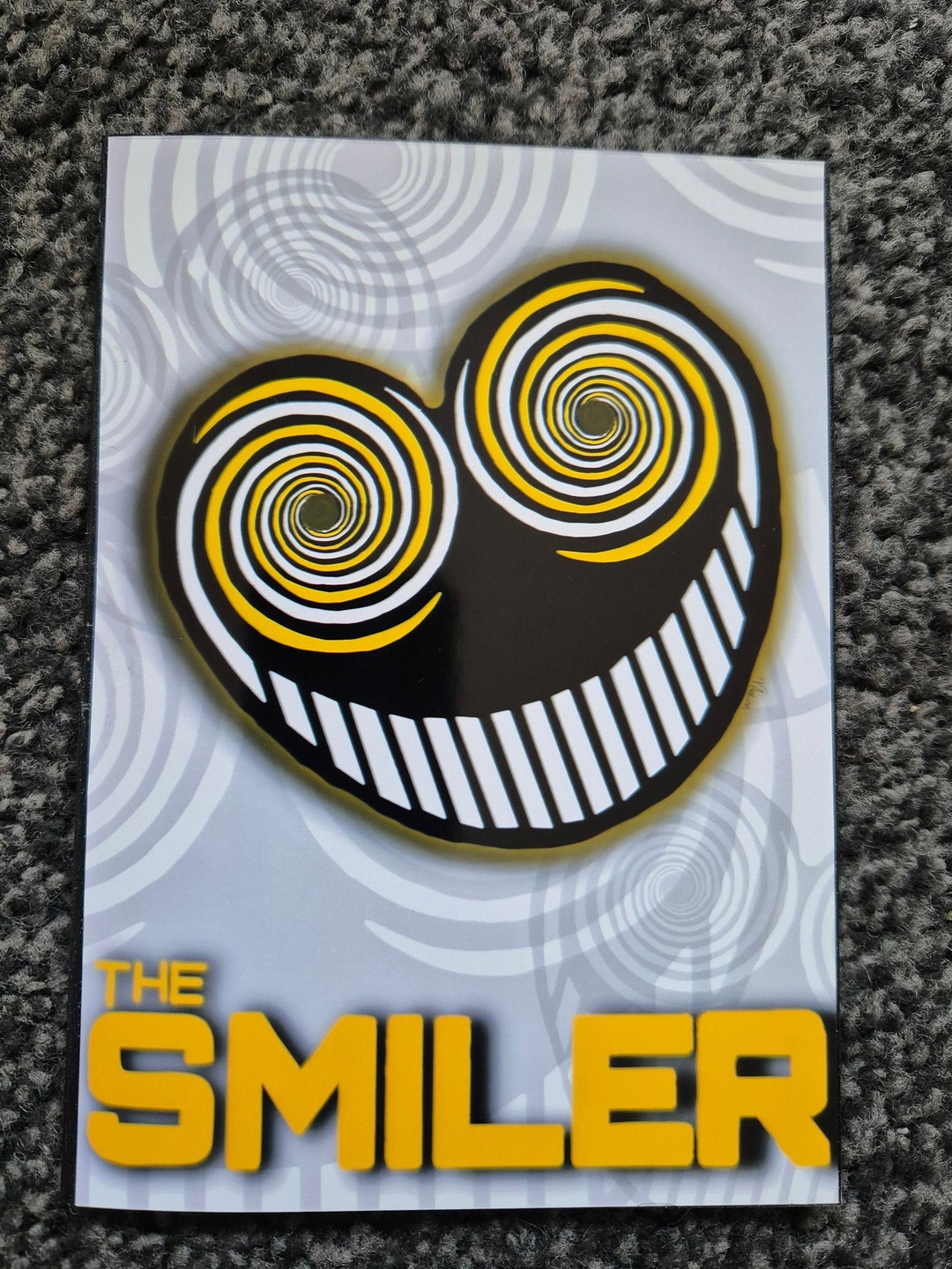 Alton Towers the Smiler Logo Roller Coaster Handmade Greeting Card - Etsy