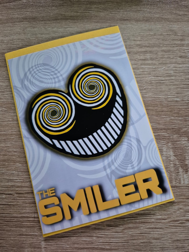 Alton Towers the Smiler Logo Roller Coaster Handmade Greeting Card - Etsy