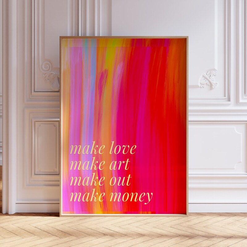 Abstract Love Art - Etsy