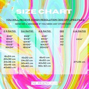 Positive Aura Poster Orange Gradient Poster Affirmation Wall Art ...