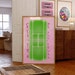 Tennis Aesthetic Art Print Preppy Sports Core Wall Art Tennis Court ...
