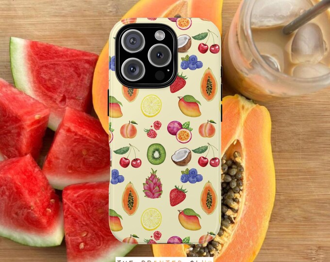 Summer Phone Case, Food, Fruit, Drinks, Coastal Cute Phone Cover ...