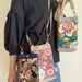 Smartphone Shoulder Pouch, Japanese Canvas Accessories, Customizable - Etsy