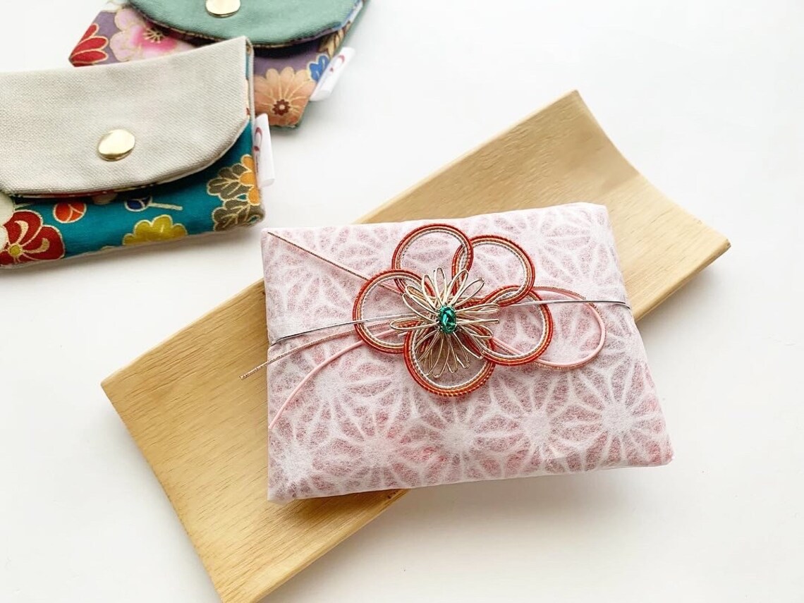 Japanese Soft Canvas Pouch, Japanese Embroidery Ribbon, Makeup Pouch ...
