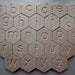 Alphabet Tiles - Vowel Set | Large Hexagon Vowel Tiles | Wooden Vowel ...