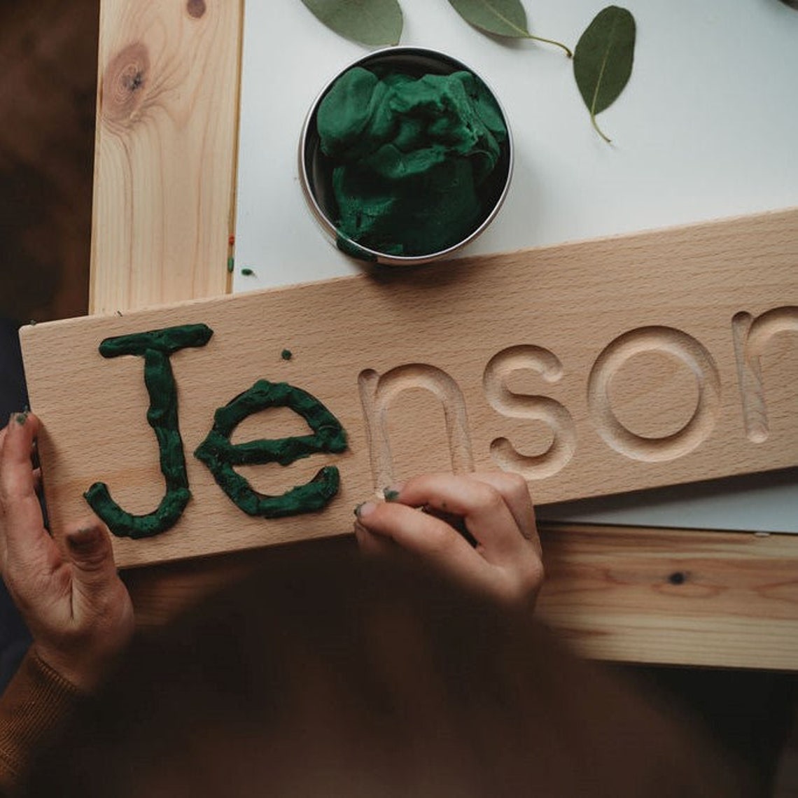 Name Tracing Board Standard Font - Etsy
