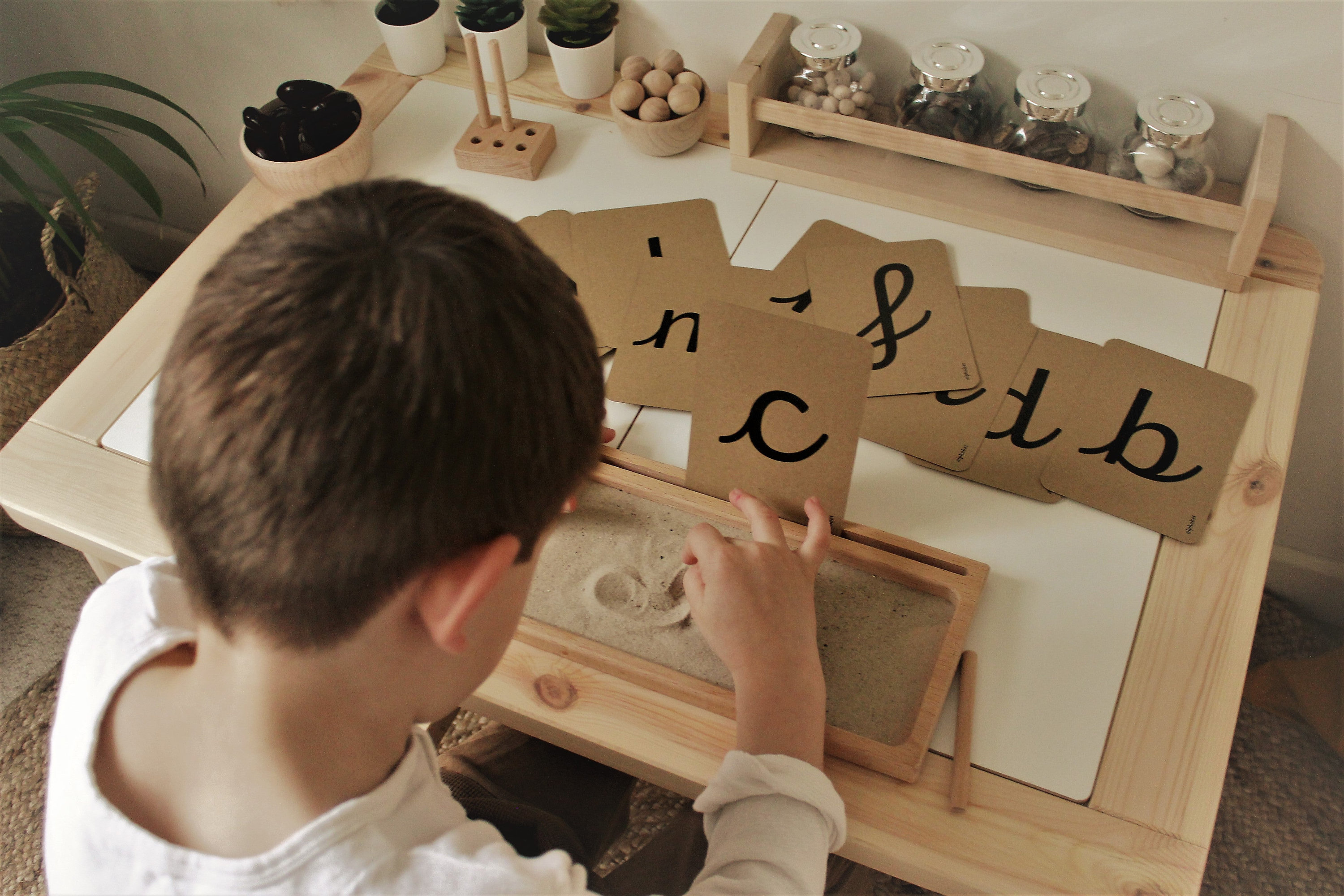 Cursive Alphabet Flashcards - Etsy