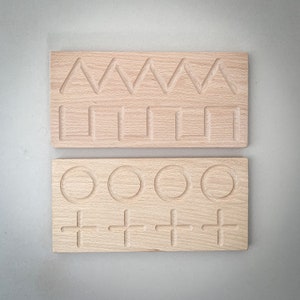 Pre-writing Tracing Boards - Set of 2 - Etsy