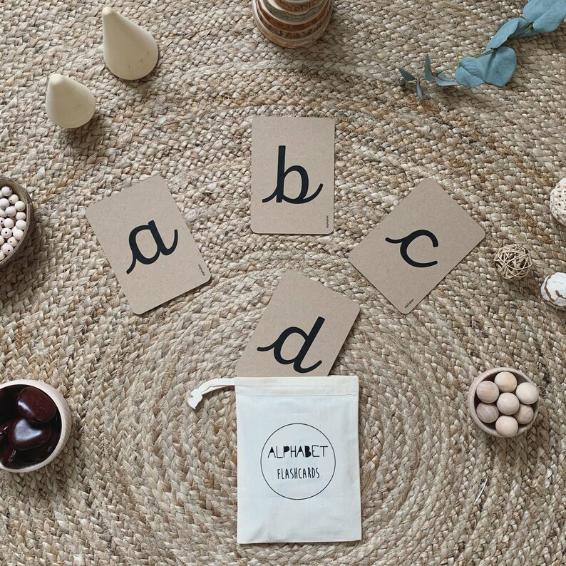 Cursive Alphabet Flashcards | Ideal for Home Learning or Use in Schools ...