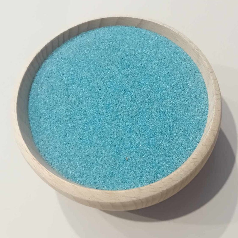 Coloured Sand for Sand Writing Tray - Baby Blue | Eco-play Sand - Etsy