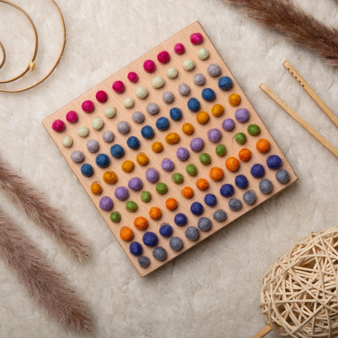 Hundred Board Set - Montessori Learning Resource - Etsy