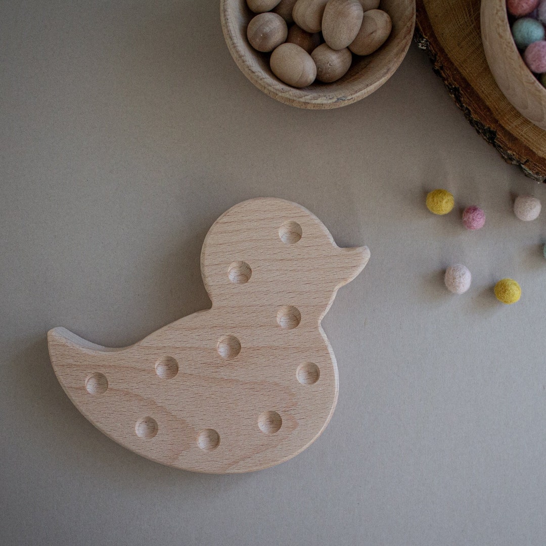 Easter Chick Fine Motor Board | Montessori Learning | Early Years ...