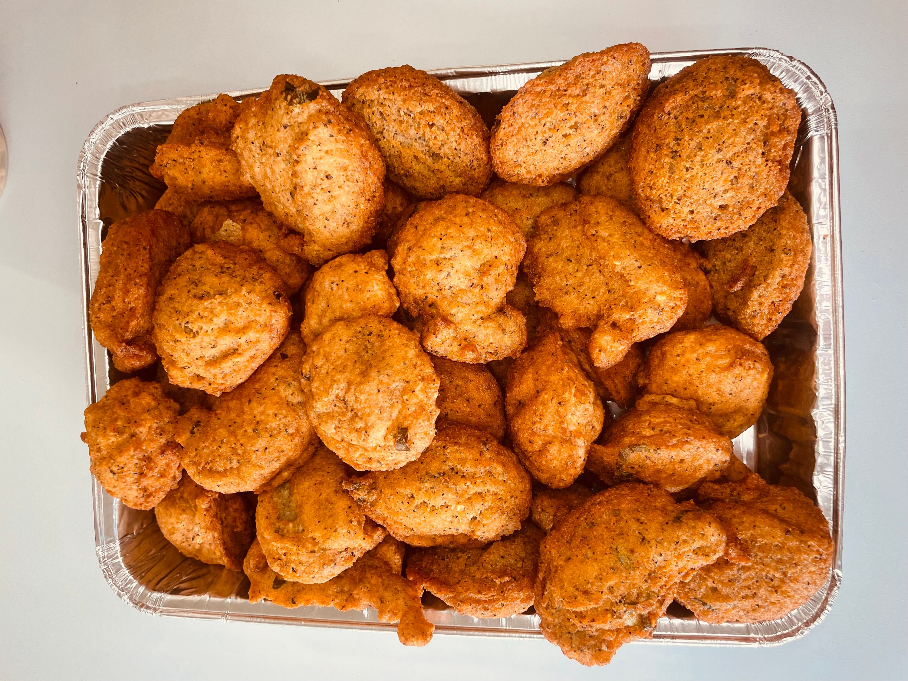 Half Pan (45pcs ) of Delicious Ghanaian Koose (akara). Take Them With ...
