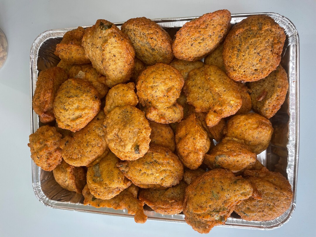 Half Pan (45pcs ) of Delicious Ghanaian Koose (akara). Take Them With ...